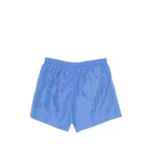 Moschino Beachwear Swim Shorts With Logo Print
