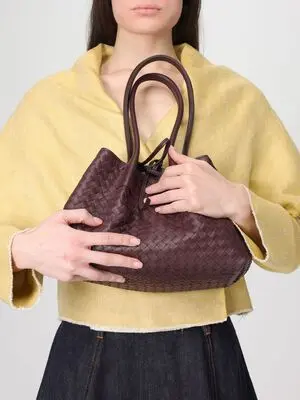 Bottega Veneta Woven Leather Shoulder Bag - Multicolor