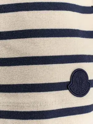 Moncler Cotton Shorts With Striped Pattern - Multicolor