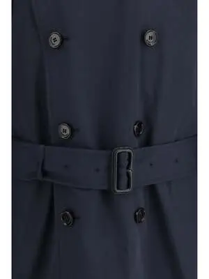 Burberry Highbury Mixed Cotton Trench Coat