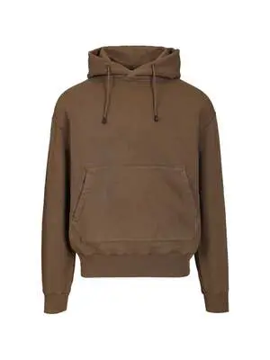 Stone Island Organic Cotton Oversized Hoodie With Drawstring