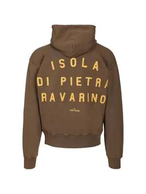 Stone Island Organic Cotton Oversized Hoodie With Drawstring