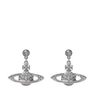 VIVIENNE WESTWOOD Mini Bas Relief Drop Earrings - Silver