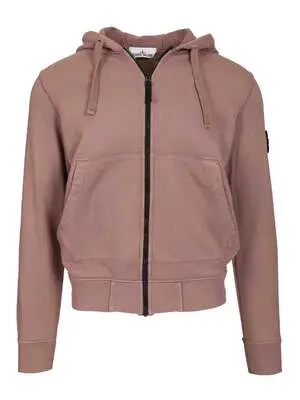 Stone Island Hooded Full Zip Sweatshirt