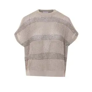 Brunello Cucinelli Perforated Knit Sweater