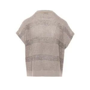 Brunello Cucinelli Perforated Knit Sweater