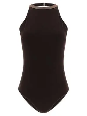 Brunello Cucinelli Embellished One-piece Swimsuit - Brown
