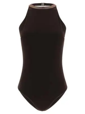 Brunello Cucinelli Embellished One-piece Swimsuit - Brown