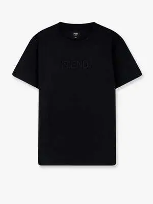 Fendi Slim Fit Cotton T-shirt - Multicolor