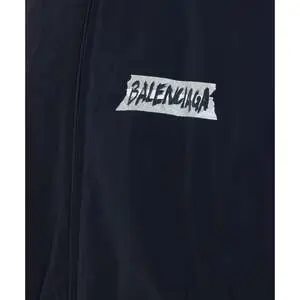 Balenciaga Masking Tape Track Jacket - Black
