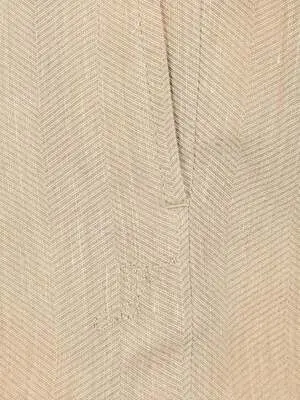 Jacquemus Pleated Linen Blend Bermuda Shorts