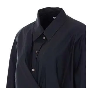 LEMAIRE Straight Collar Twisted Shirt - Blue