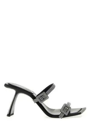 Benedetta Bruzziches Ewa Sequin Embellished Sandals - Black