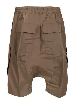 Rick Owens Cargo Shorts Pods - Brown