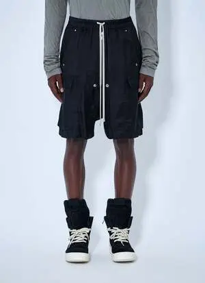 Rick Owens Cargobela Cargo Shorts - Black