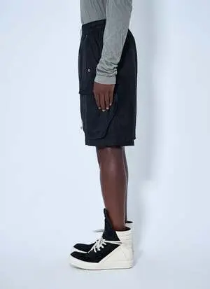 Rick Owens Cargobela Cargo Shorts - Black