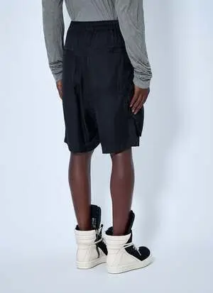 Rick Owens Cargobela Cargo Shorts - Black