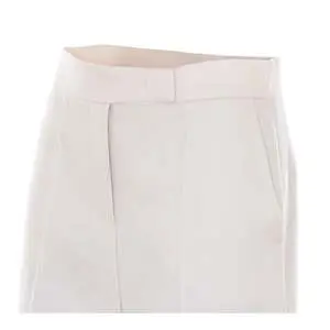 Max Mara Linen Wide Trousers - Cream