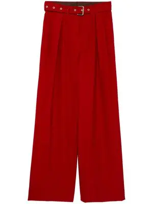 Dries Van Noten Peaches Bis Trousers - Red