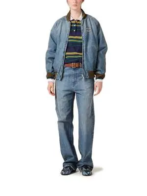 Miu Miu Straight Leg Jeans - Multicolor