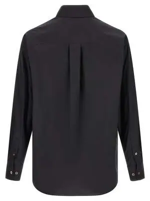LEMAIRE Cotton And Silk Shirt - Black