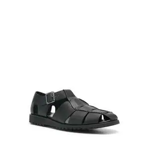 Paraboot Sandals With Side Buckle - Black