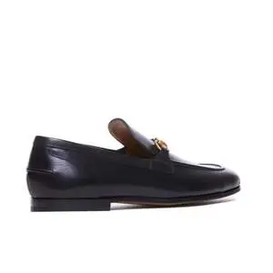 Gucci Jordaan Loafers With Horsebit Detail - Black