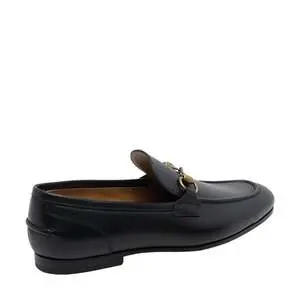 Gucci Jordaan Loafers With Horsebit Detail - Black