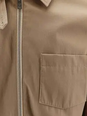 Celine Cotton Jacket With Triomphe Patch