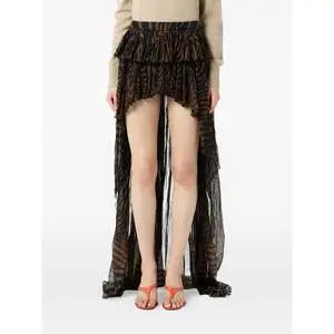 Blumarine Asymmetric Draped Skirt