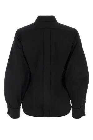 Max Mara Stretch Poplin Shirt - Black
