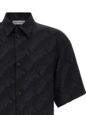 Balenciaga Logo Shirt - Black