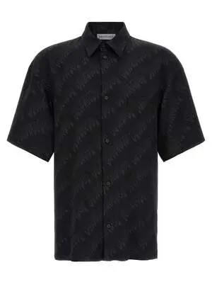 Balenciaga Logo Shirt - Black