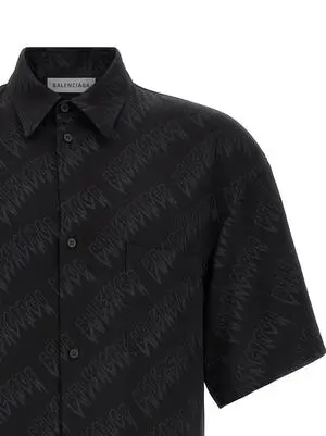Balenciaga Logo Shirt - Black