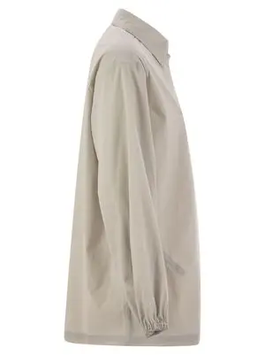 Herno Stretch Tech Shirt With Classic Collar