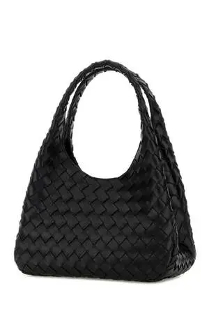 Bottega Veneta Small Campana Shoulder Bag - Black