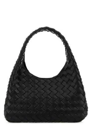 Bottega Veneta Small Campana Shoulder Bag - Black