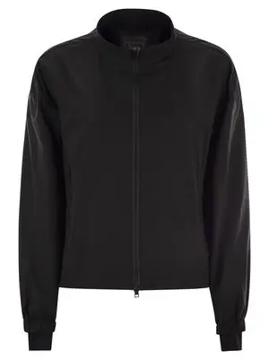 Herno Bomber Jacket With Zip - Black