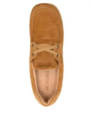 Jacquemus Les Batto Loafers - Brown