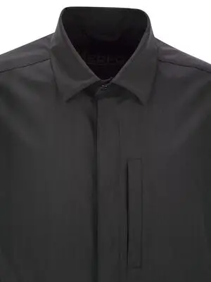 Herno Shirt-cut Jacket In Tech Wool - Multicolor