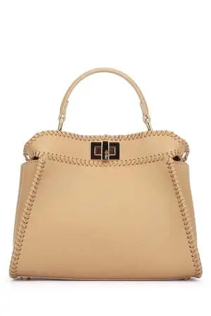 Fendi Peekaboo Mini Vit. Seta/infil