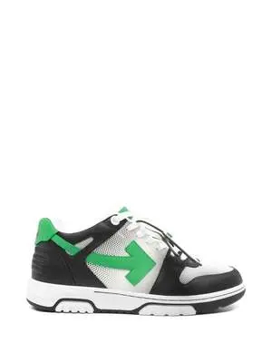 Off-White Out Of Office" Leather Sneakers - Black
