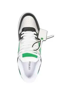 Off-White Out Of Office" Leather Sneakers - Black
