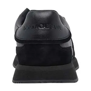 Dolce & Gabbana Dg Cushion Leather Sneakers - Black