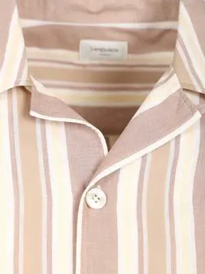 Saint Laurent Striped Cotton Shirt - Multicolor