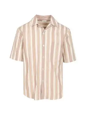Saint Laurent Striped Cotton Shirt - Multicolor