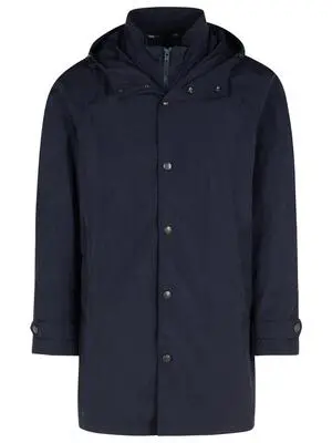 FAY Navy Polyester Parka