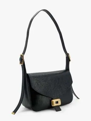 Balenciaga Arena Leather Medium Shoulder Bag - Black