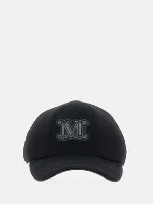 Max Mara Logo Baseball Cap - Black