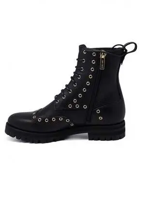 JIMMY CHOO Hannah Studded Leather Boots